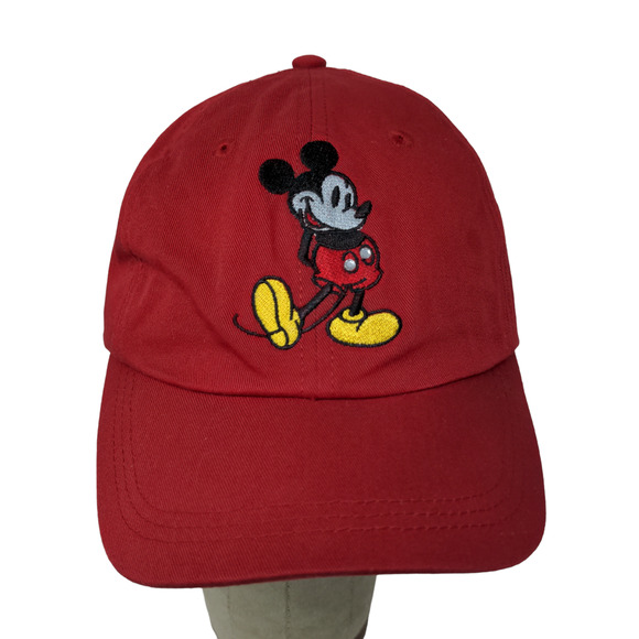 Disney | Accessories | Disney Store Strapback Hat Red One Size ...